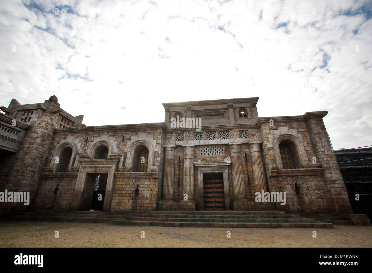 Jerusalem movie set hi-res stock photography and images - Alamy