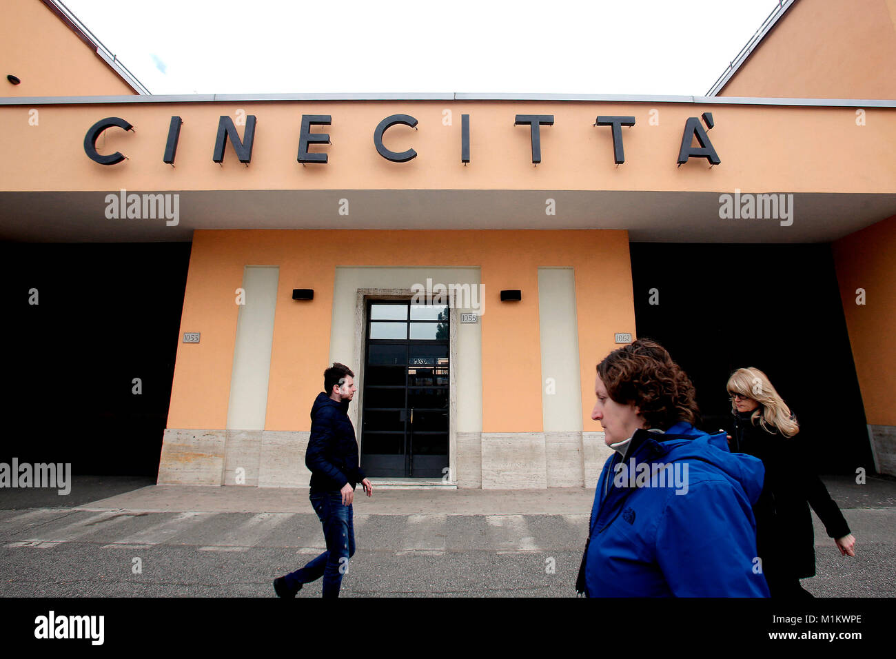 Cinecitta' entrance Roma 31/01/2018. Visita ai set degli Studios ...