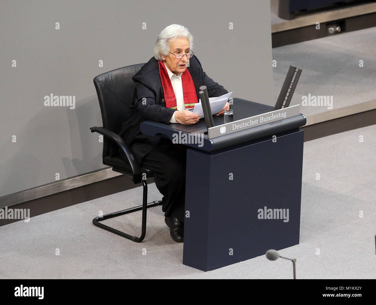 Berlin, Germany. 31st Jan, 2018. Anita Lasker Wallfisch, one of the ...