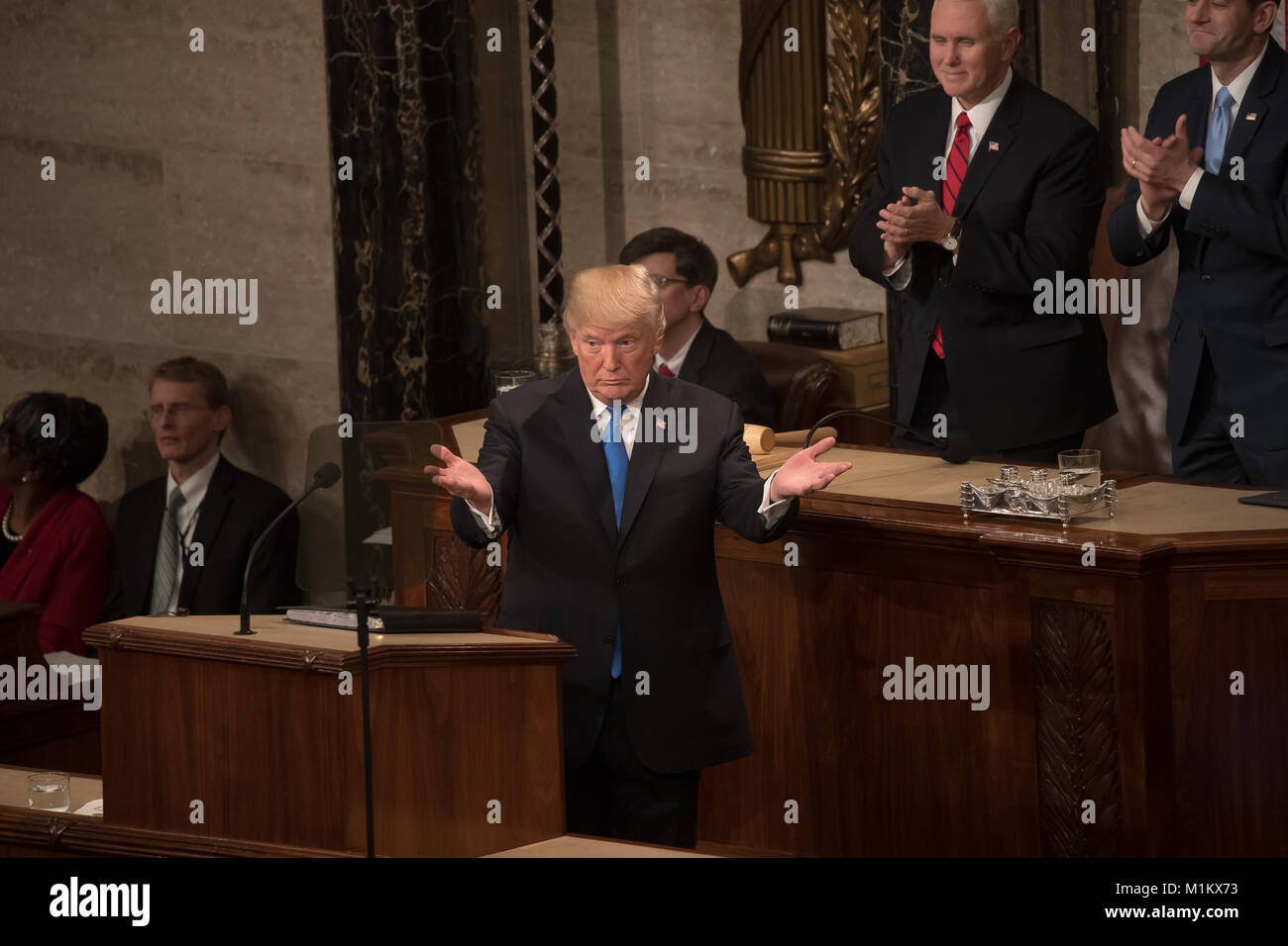 Washington, United States Of America. 30th Jan, 2018. President Donald ...