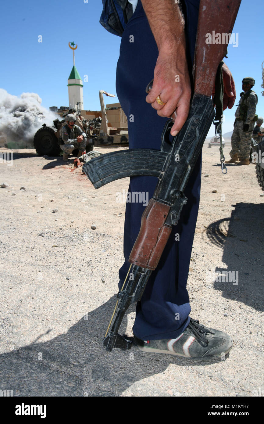 Fort Irwin, CA, USA - Soldiers from the 1st Brigade Combat Team, 4th ...