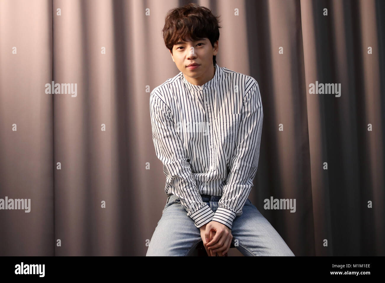 01st Feb, 2018. S. Korean actor Kim Min-kyu South Korean actor Kim Min ...