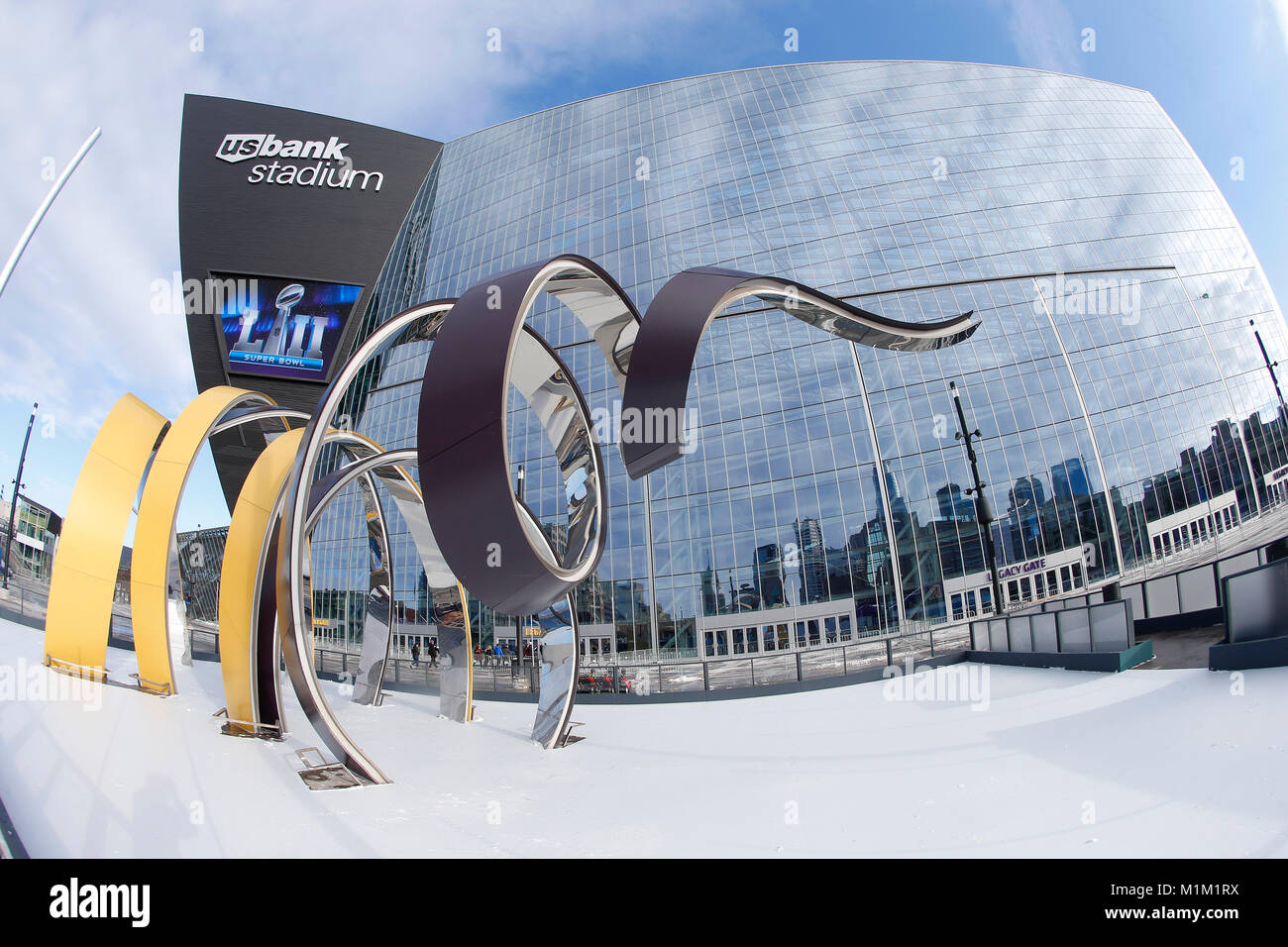 Us bank stadium exterior hi-res stock photography and images - Alamy