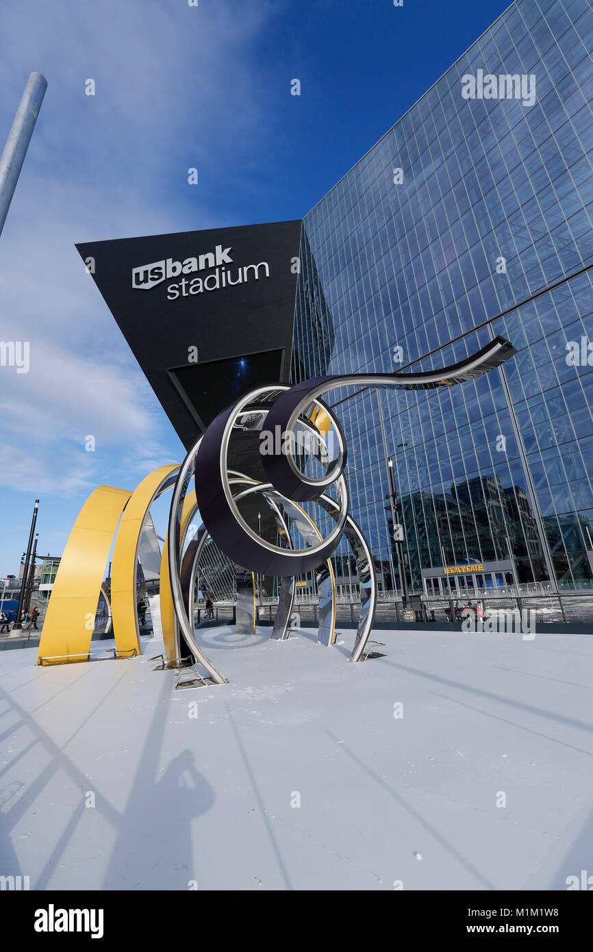 Us bank stadium exterior hi-res stock photography and images - Alamy