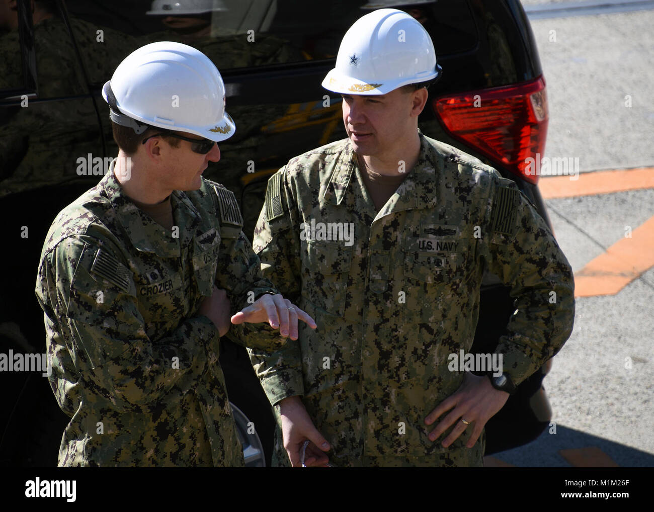 YOKOSUKA, Japan (Jan. 26, 2018) - Capt. Brett E. Crozier, USS Blue ...