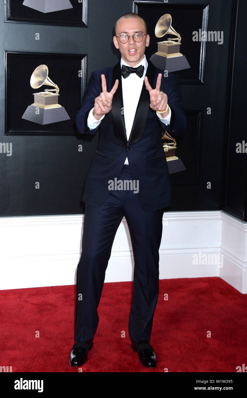 60th annual grammy award hi-res stock photography and images - Alamy