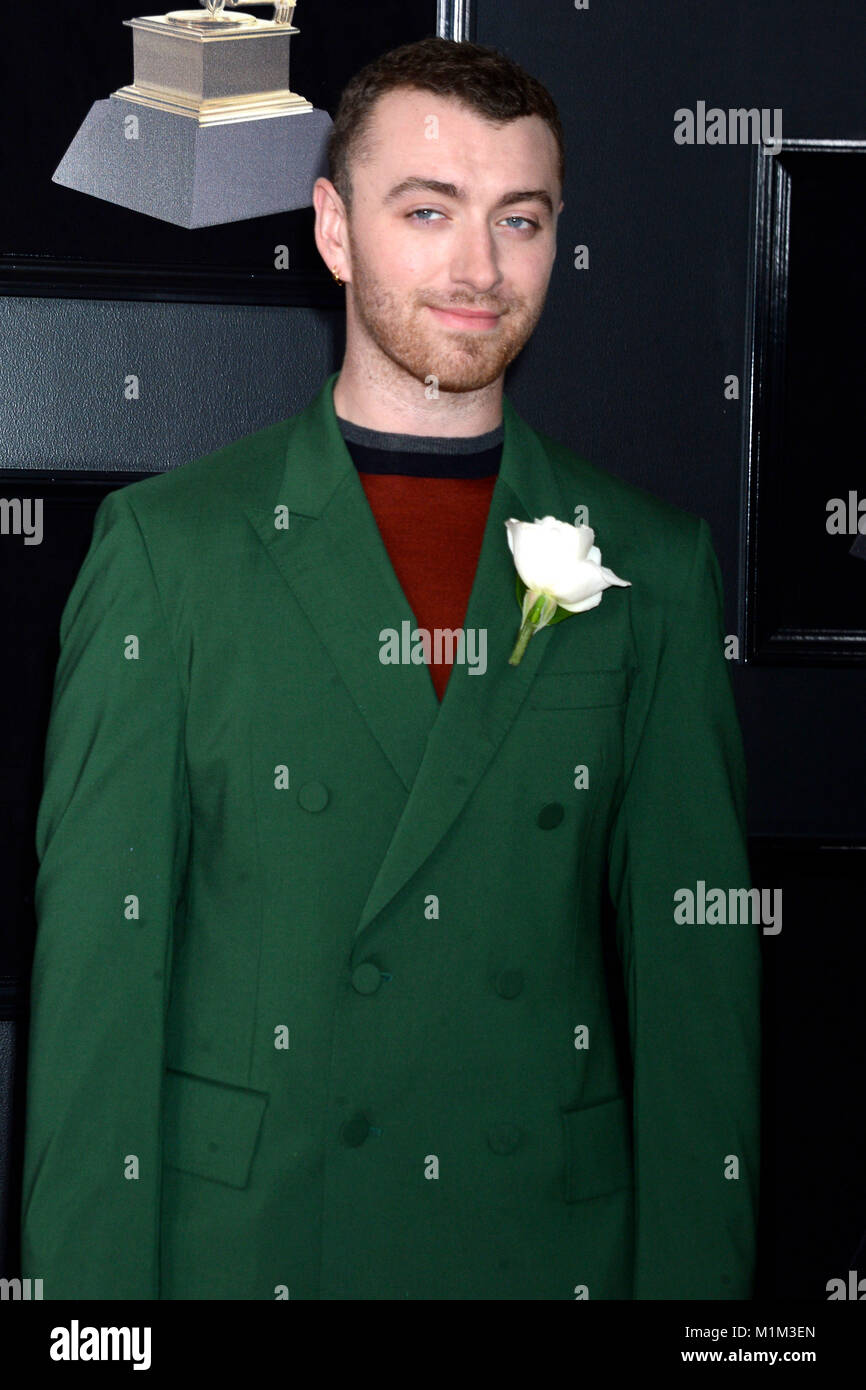 Sam Smith attends the 60th Annual Grammy Awards 2018 at Madison Square ...