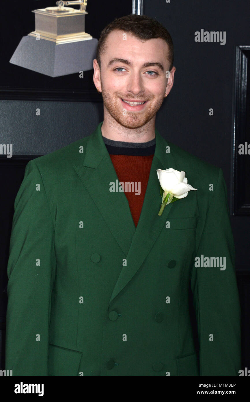 Sam Smith attends the 60th Annual Grammy Awards 2018 at Madison Square ...
