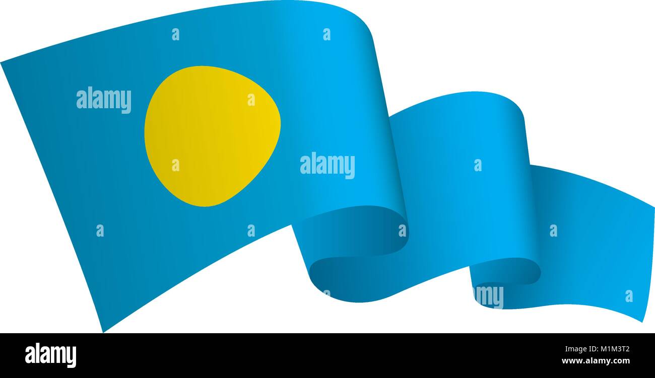 Palau flag, vector illustration Stock Vector Image & Art - Alamy