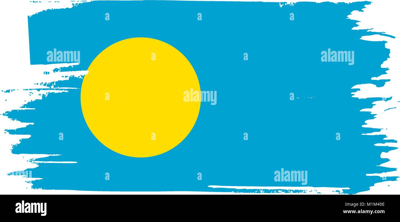 Palau flag, vector illustration Stock Vector Image & Art - Alamy
