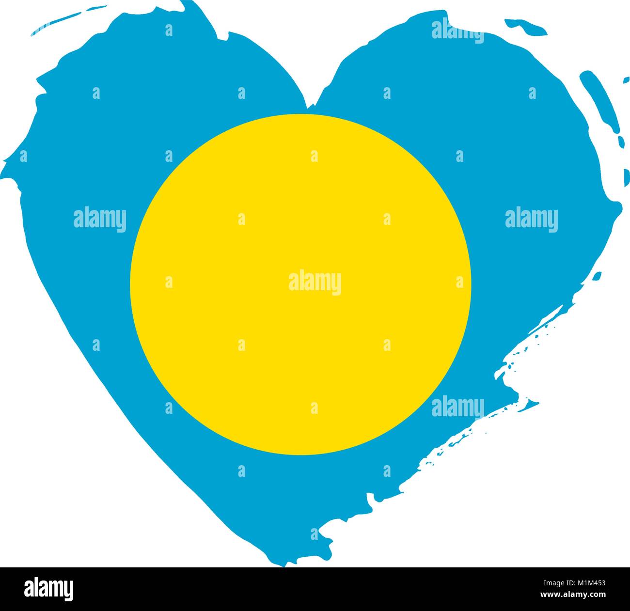 Palau flag, vector illustration Stock Vector Image & Art - Alamy