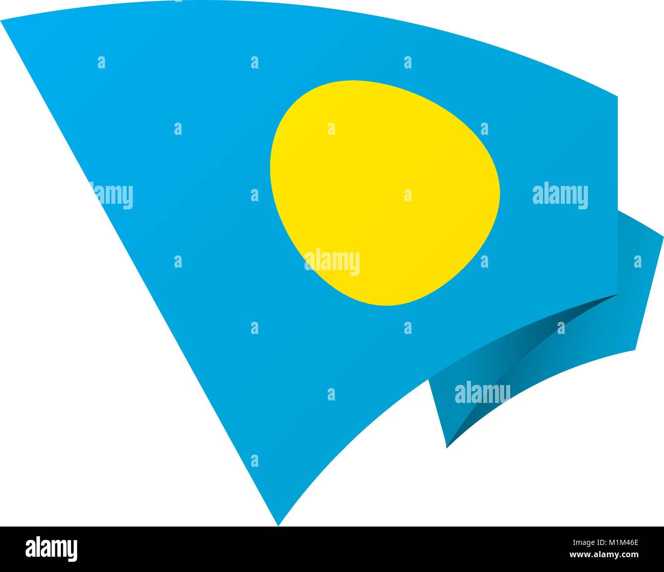 Palau flag, vector illustration Stock Vector Image & Art - Alamy