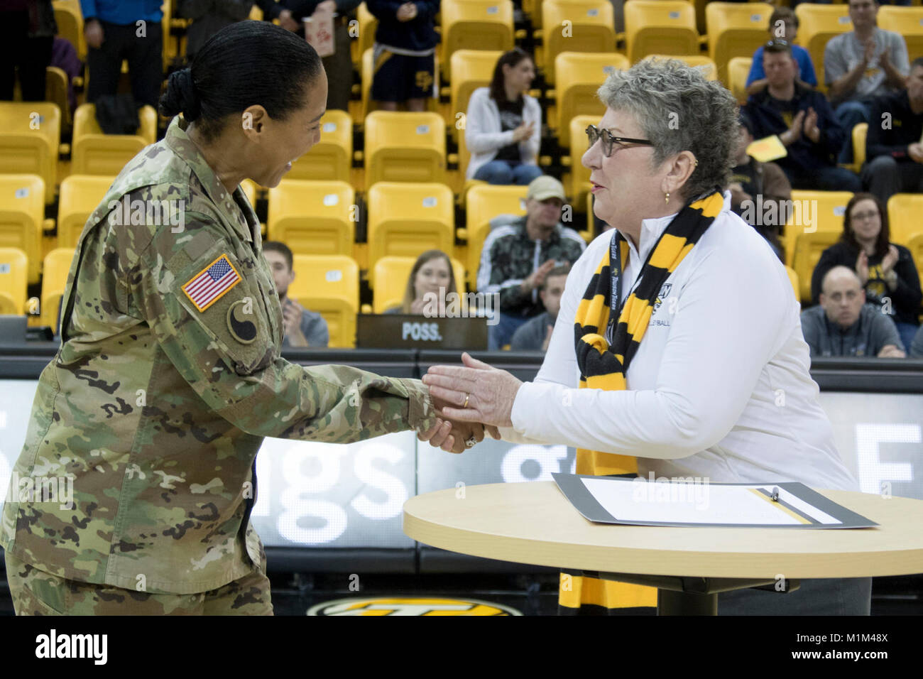 Maj. Gen. Linda Singh, the adjutant general of Maryland, and Kim ...