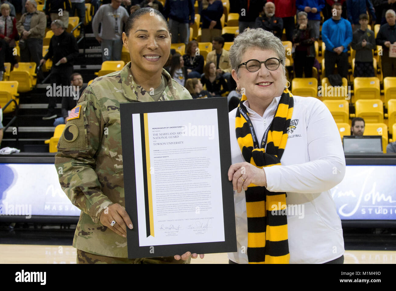Maj. Gen. Linda Singh, the adjutant general of Maryland, and Kim ...