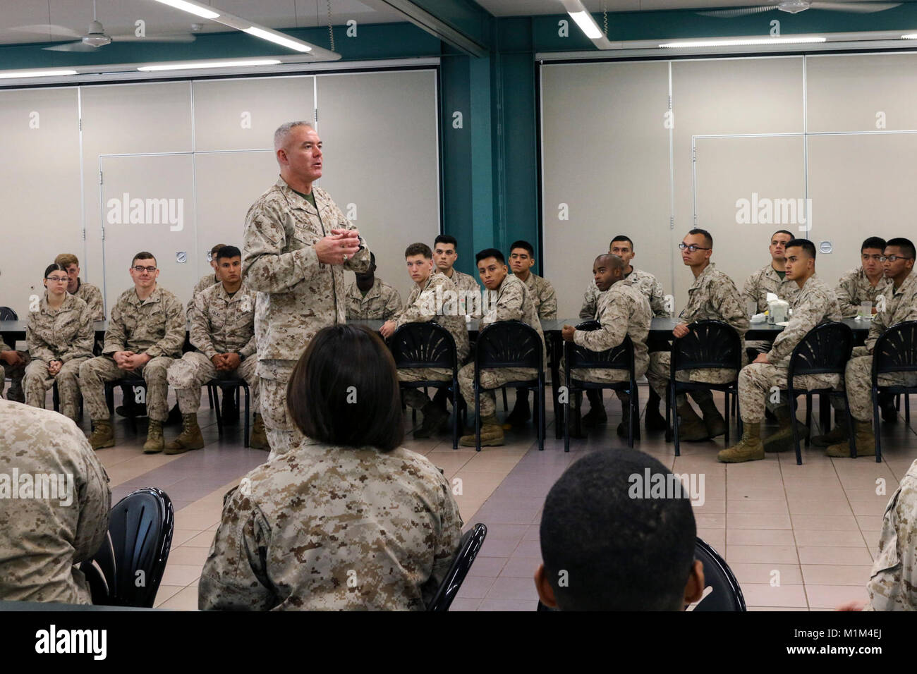 Brig. Gen. Daniel B. Conley, center, Commanding General, 3rd Marine ...