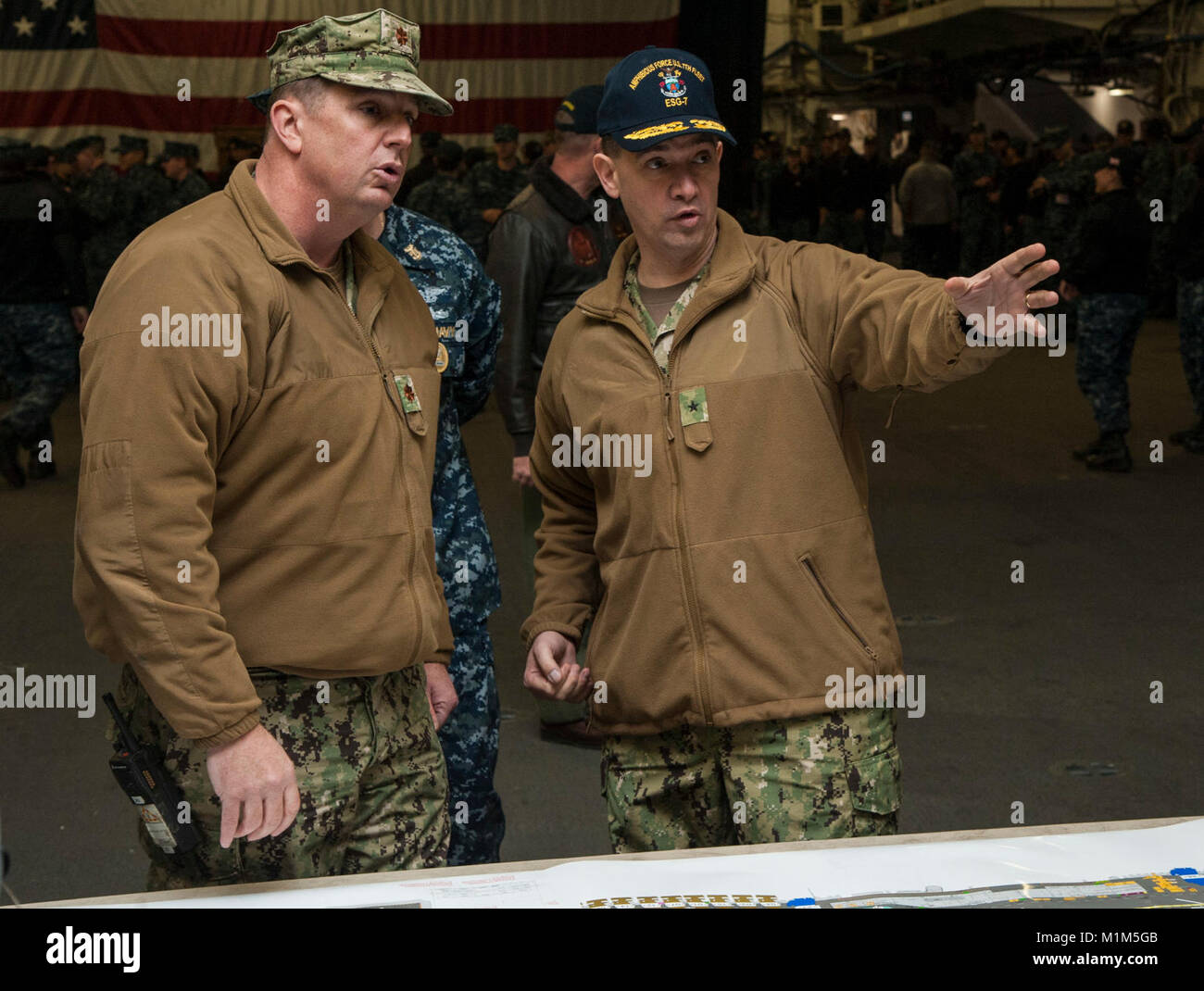 SASEBO, Japan (Jan. 29, 2018) Rear Adm. Charles Cooper, commander of ...