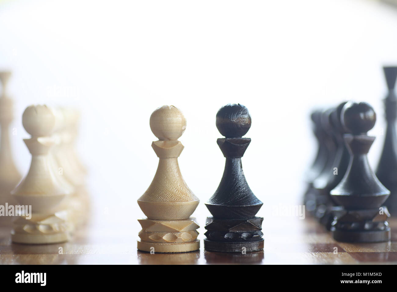 The concept of the chess game Stock Photo - Alamy