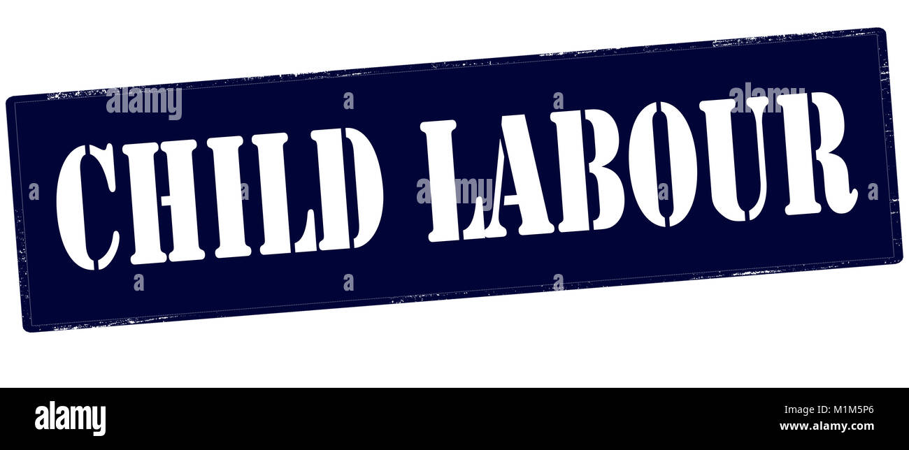 Rubber stamp with text child labour inside, vector illustration Stock ...