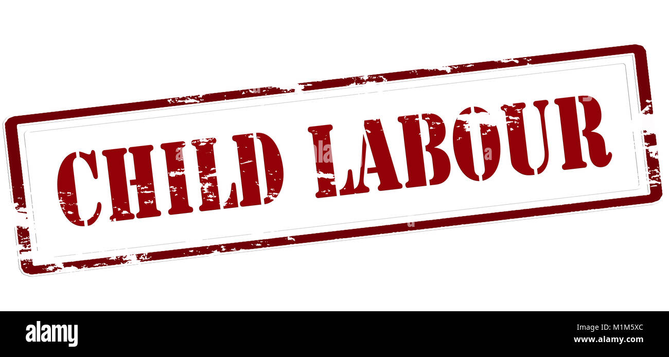 Rubber stamp with text child labour inside, vector illustration Stock ...