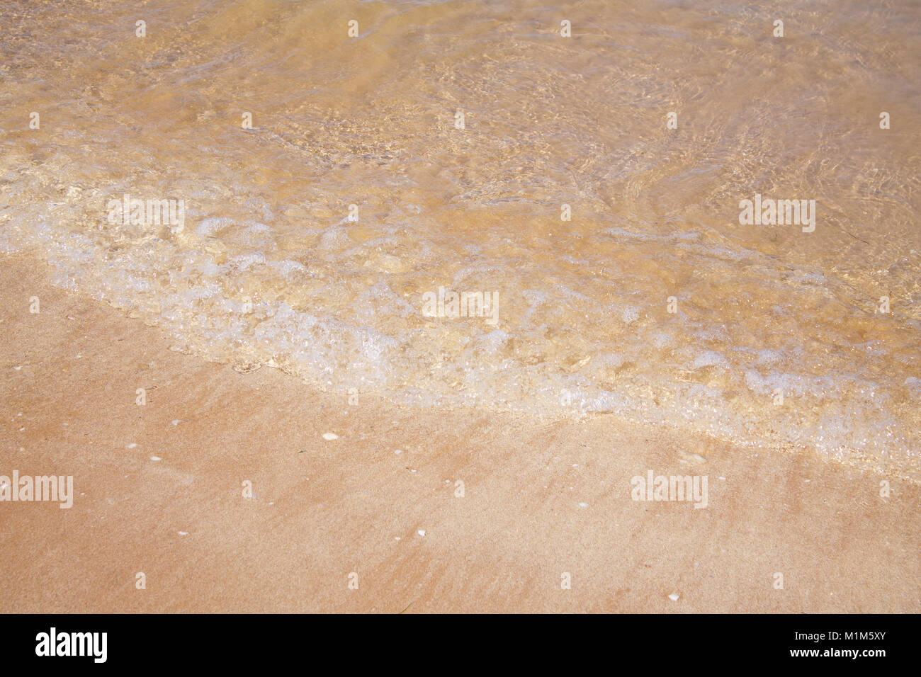 Yellow warm sand and summer sea with sky. Summer beach background Stock ...