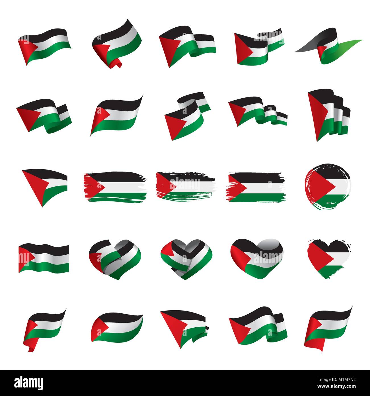 Palestine flag, vector illustration Stock Vector Image & Art - Alamy