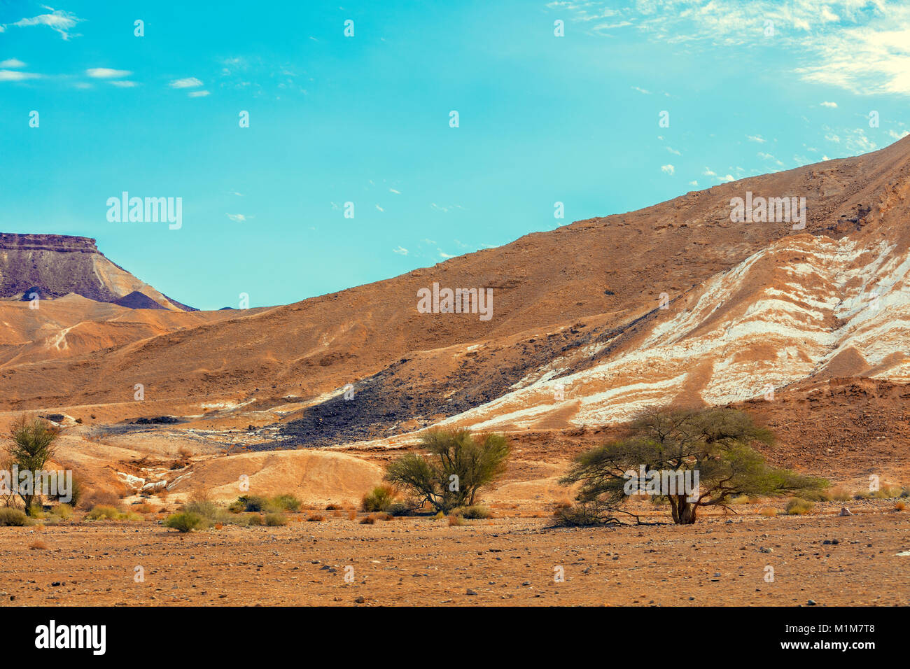 Mountain landscape. Negev desert. Israel Stock Photo - Alamy