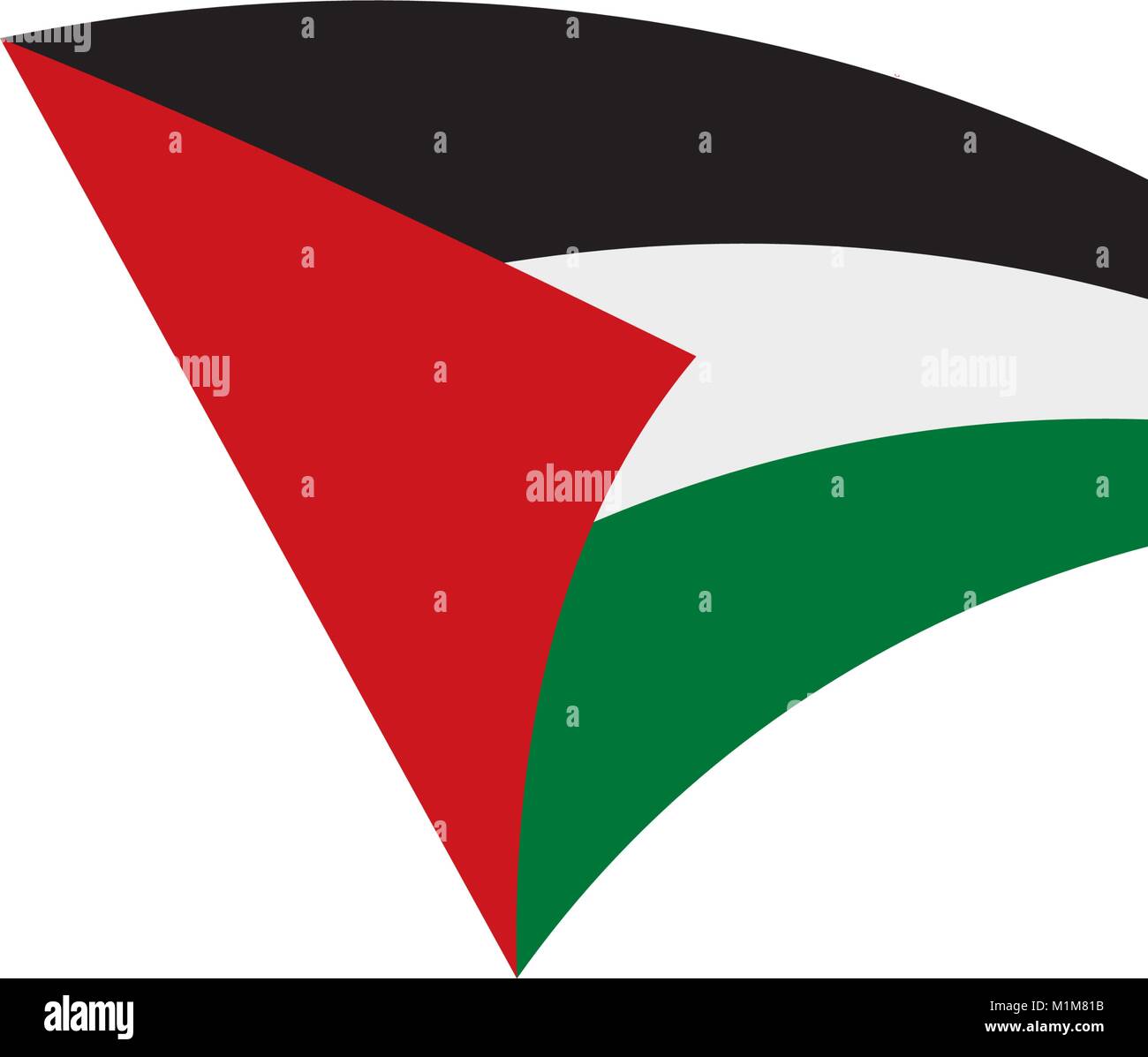 Palestine flag, vector illustration Stock Vector Image & Art - Alamy