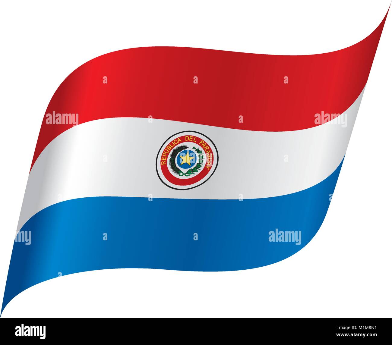 Paraguay flag, vector illustration Stock Vector Image & Art - Alamy