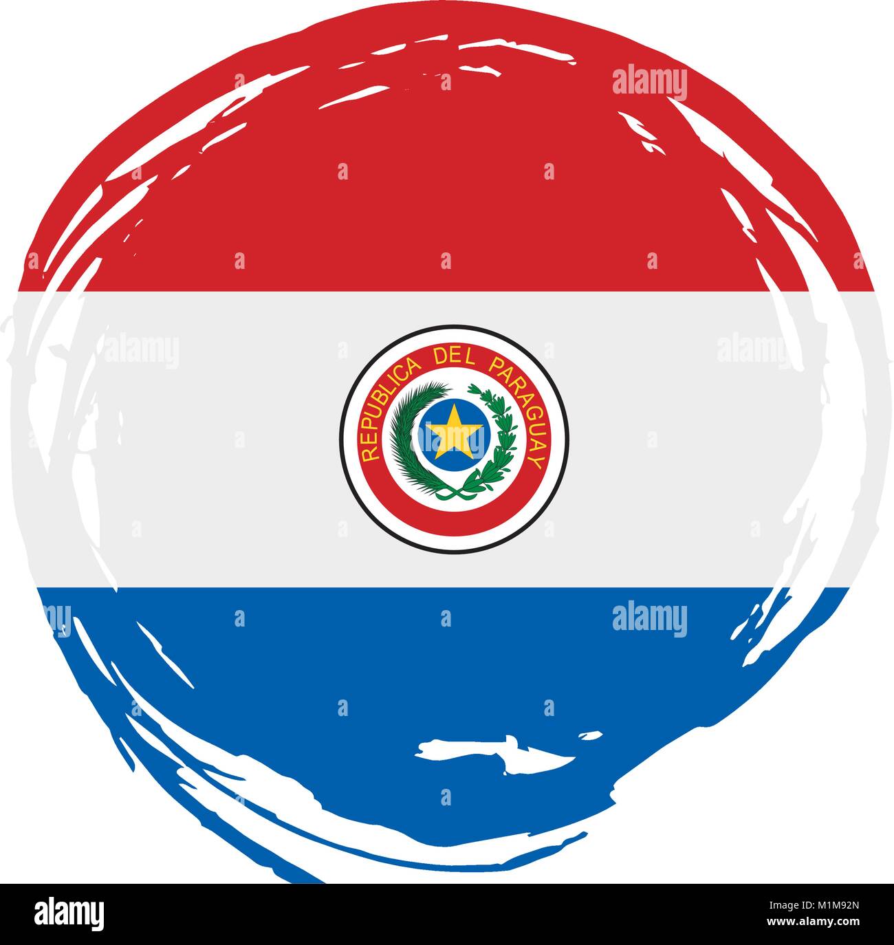 Paraguay flag, vector illustration Stock Vector Image & Art - Alamy
