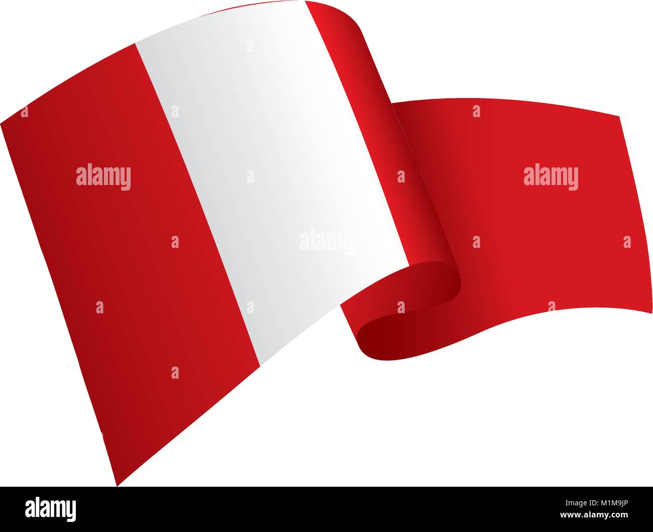 National flag peru andean Stock Vector Images - Alamy