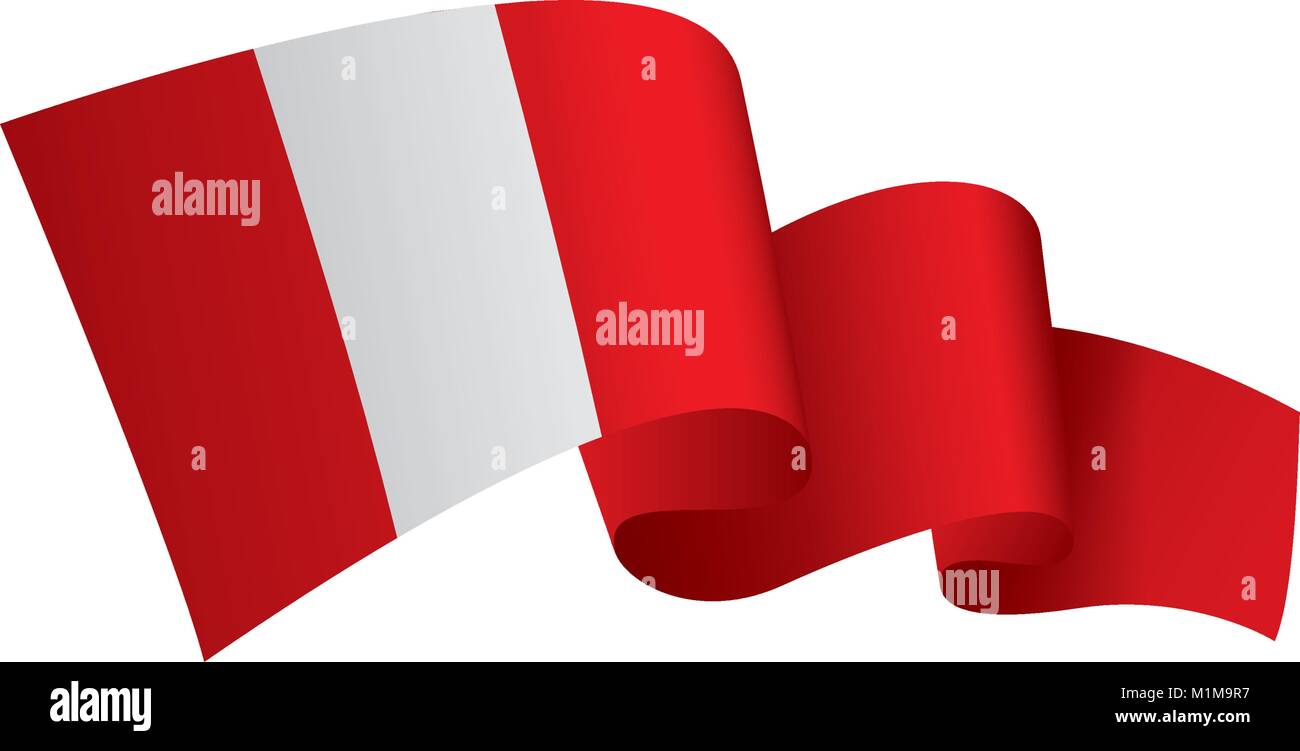 Peru flag, vector illustration Stock Vector Image & Art - Alamy
