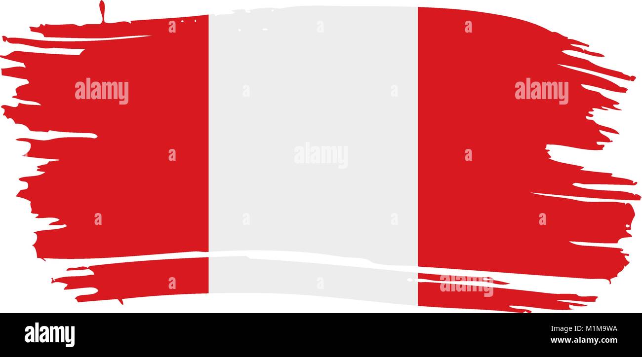 Peru flag, vector illustration Stock Vector Image & Art - Alamy