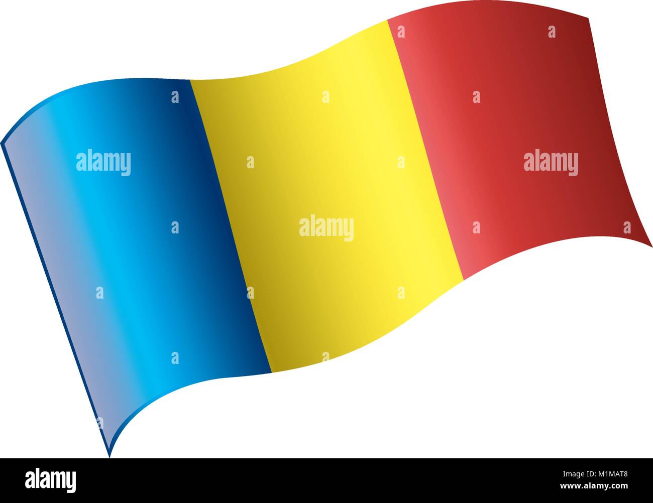 Romania flag, vector illustration Stock Vector Image & Art - Alamy