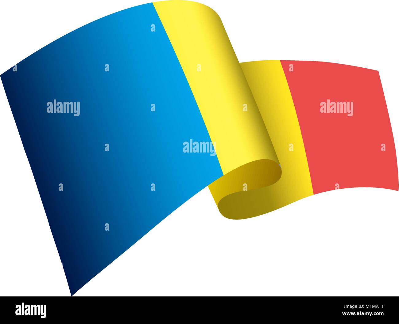 Romania flag, vector illustration Stock Vector Image & Art - Alamy