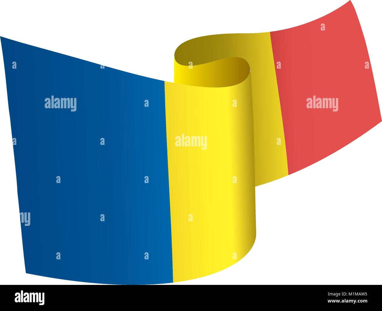 Romania flag, vector illustration Stock Vector Image & Art - Alamy