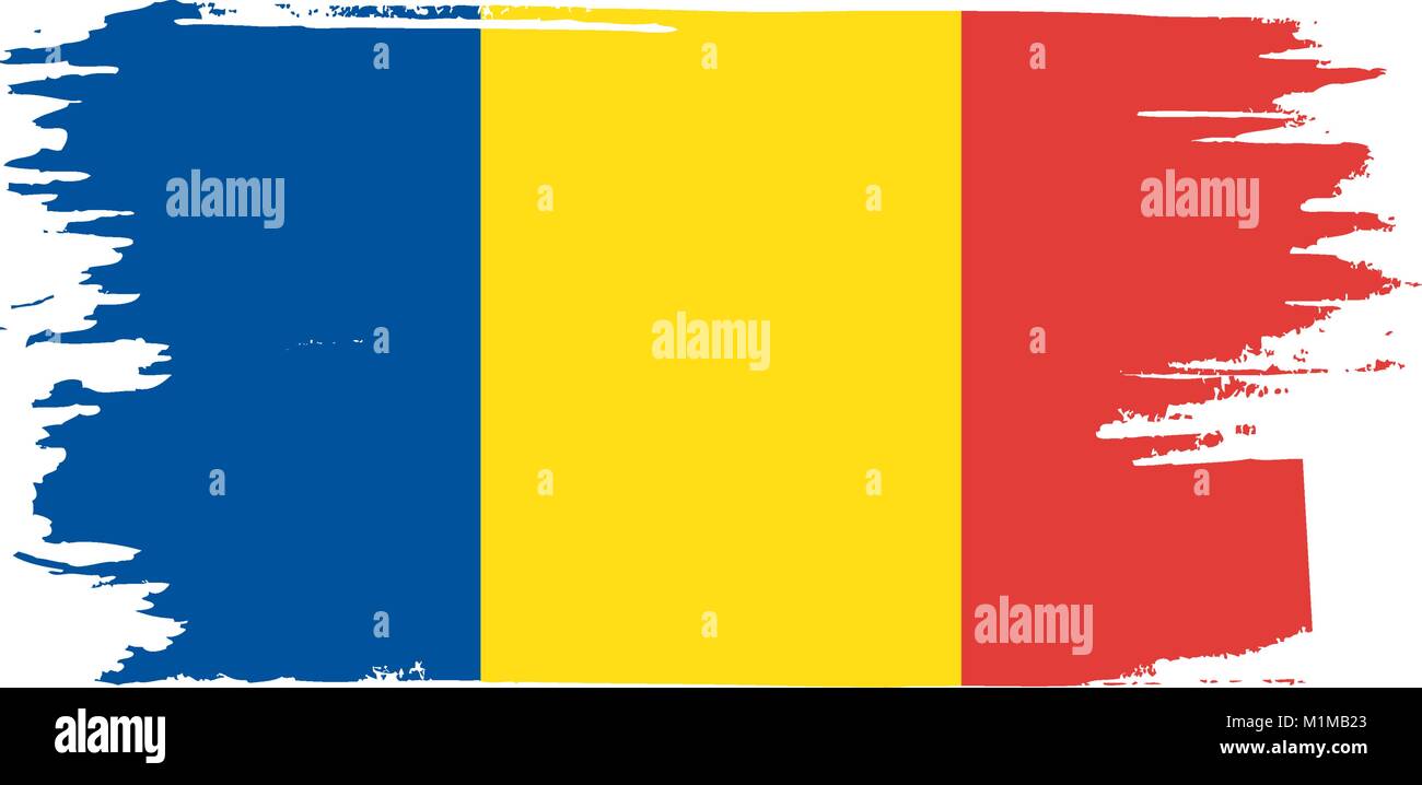 Romanian flag flying Stock Vector Images - Alamy