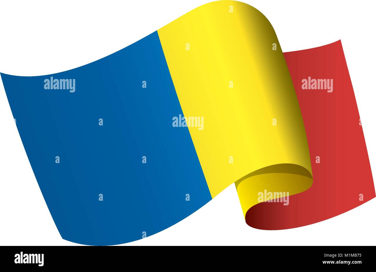 Romania flag, vector illustration Stock Vector Image & Art - Alamy