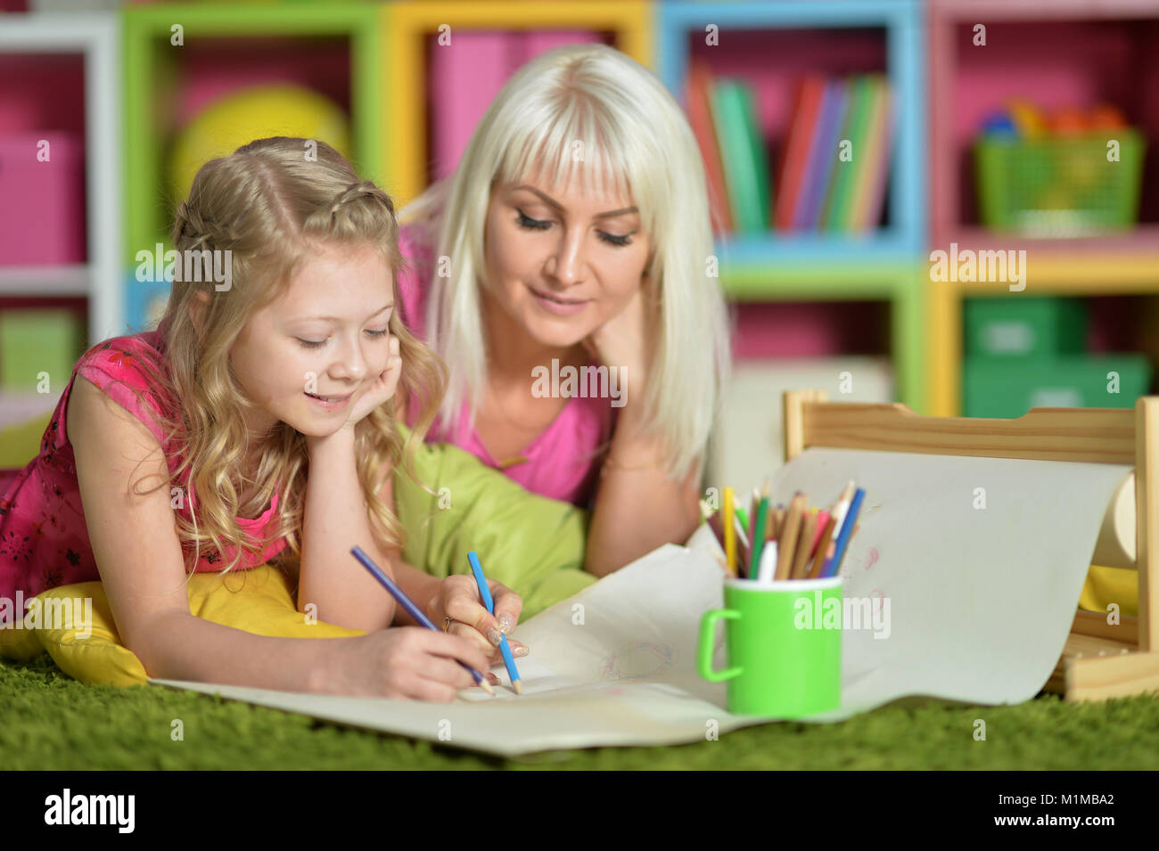 girl doing homework Stock Photo - Alamy