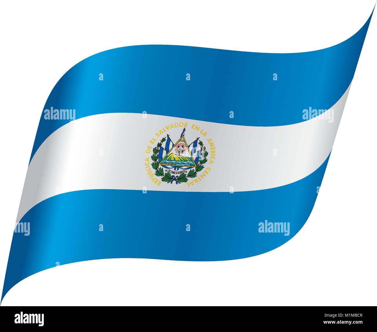 Salvador flag, vector illustration Stock Vector Image & Art - Alamy