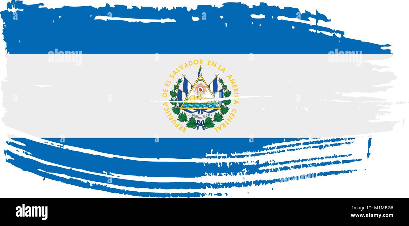 Salvador flag, vector illustration Stock Vector Image & Art - Alamy