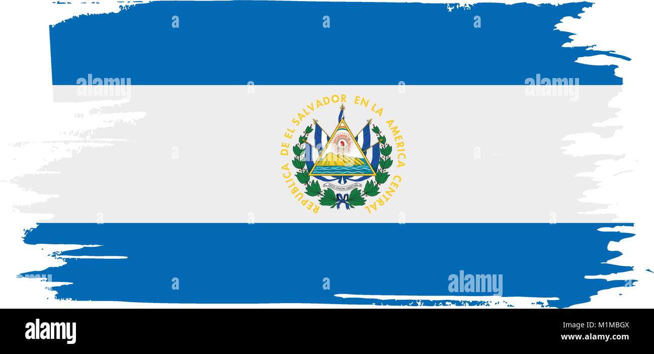 Salvador flag, vector illustration Stock Vector Image & Art - Alamy