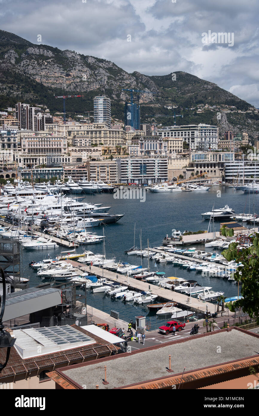 View across the harbour, Monaco Stock Photo - Alamy