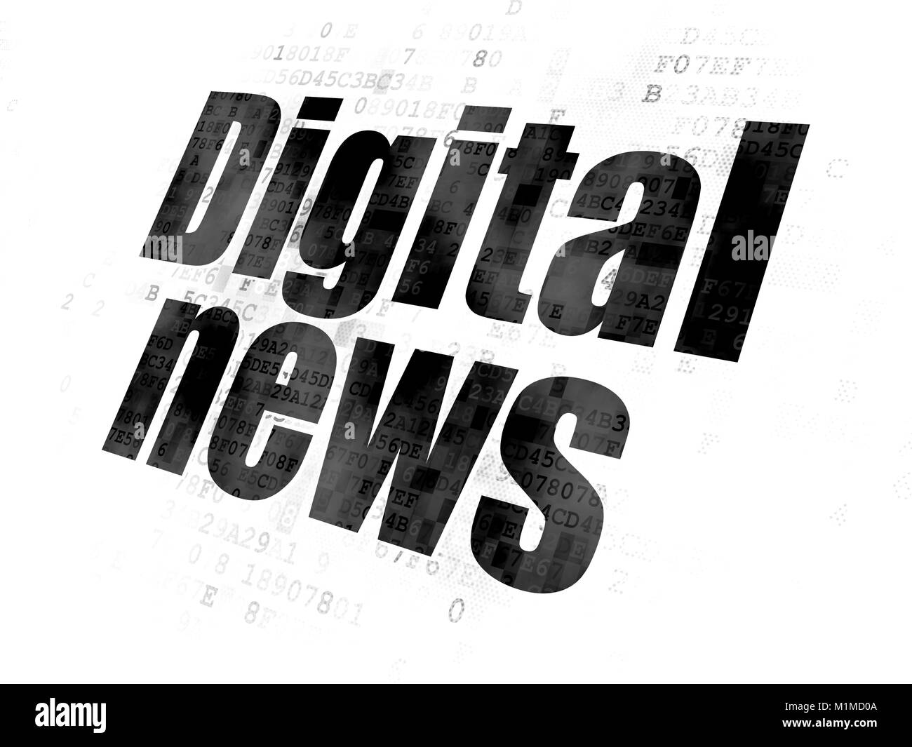 News concept: Digital News on Digital background Stock Photo - Alamy