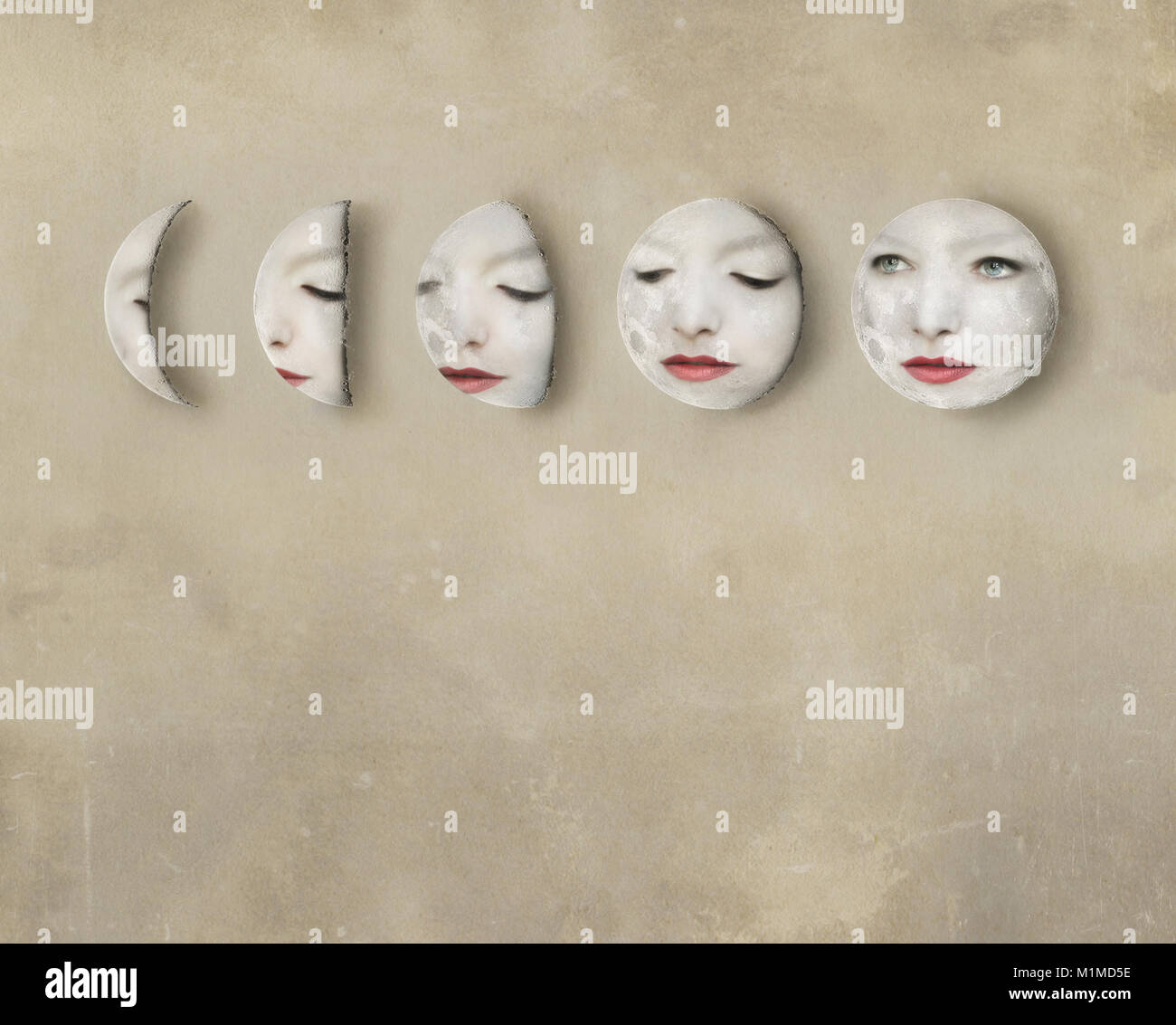 Lunar phases hi-res stock photography and images - Alamy