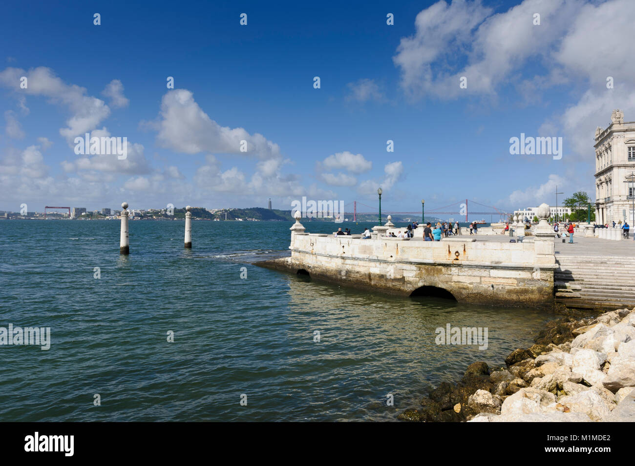 The waterfront in Lisbon, Portugal Stock Photo - Alamy