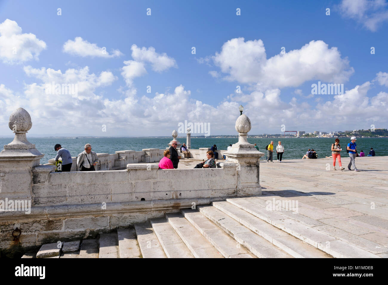 The waterfront in Lisbon, Portugal Stock Photo - Alamy