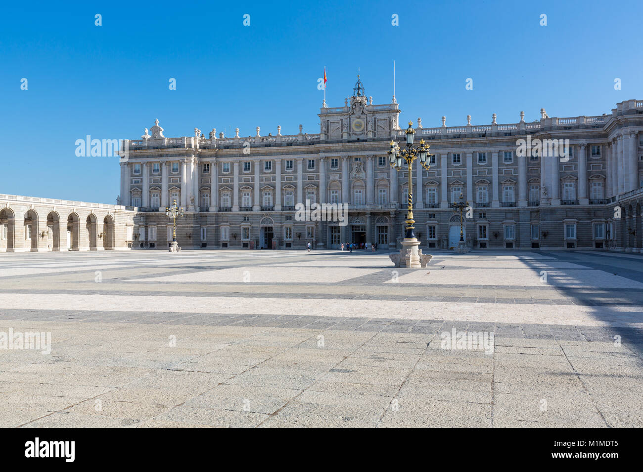 Madrid Royal Palace - External view - Spain Stock Photo - Alamy