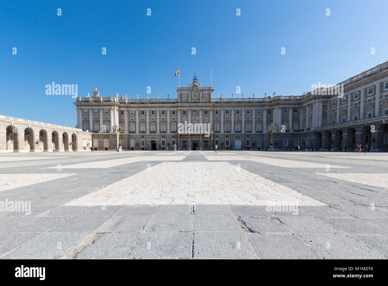 Madrid Royal Palace - External view - Spain Stock Photo - Alamy