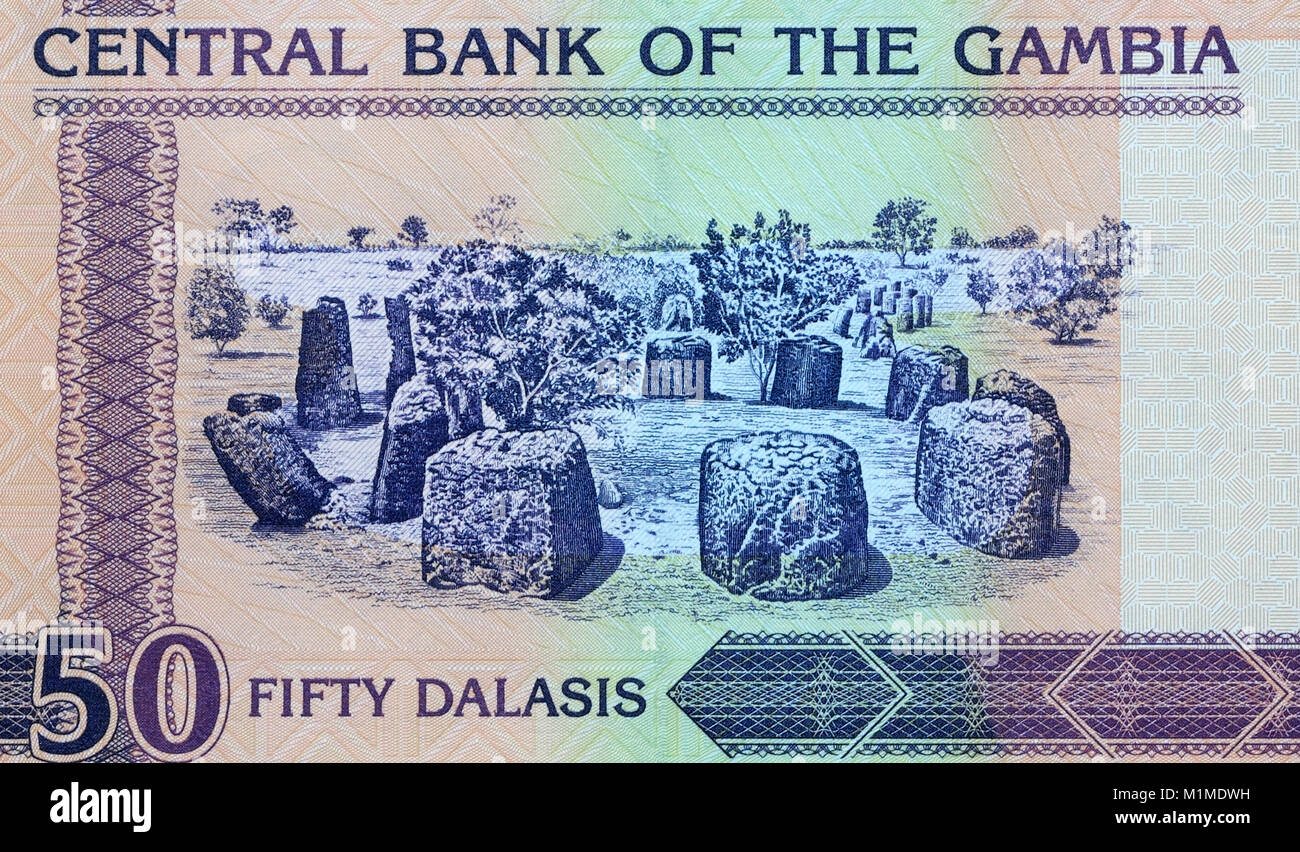 50 gambian dalasi bank note hi-res stock photography and images - Alamy