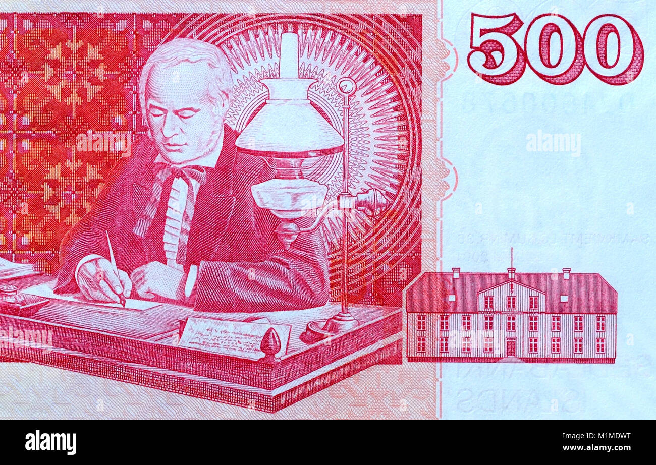 Icelandic bank note hi-res stock photography and images - Alamy
